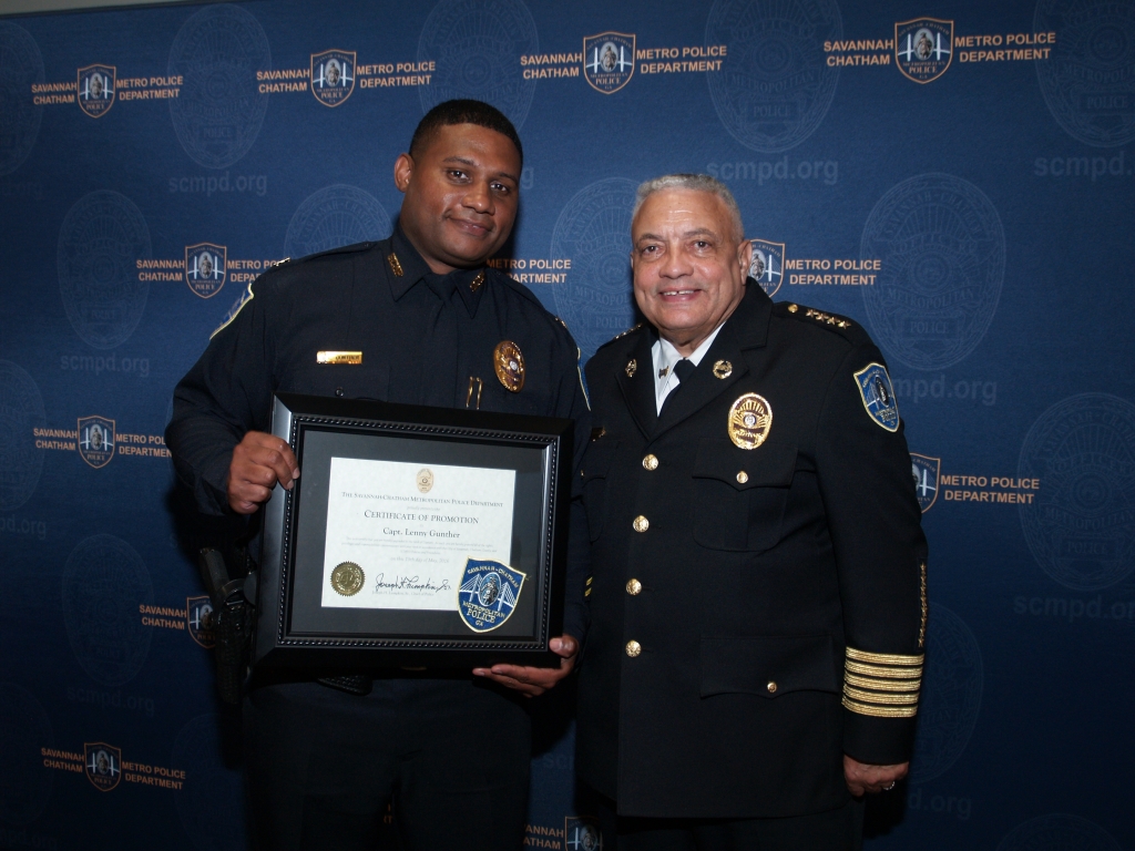 Six Officers Elevated to New Ranks - SAVANNAH POLICE