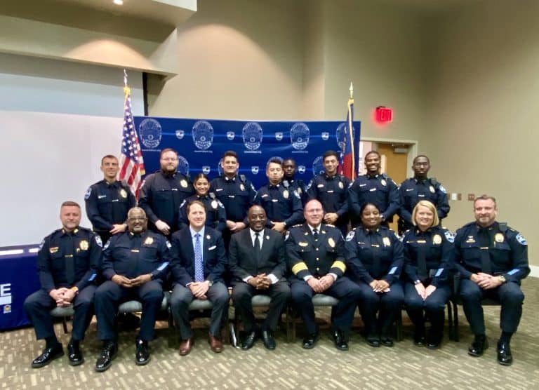 Nine Officers Celebrate Their Induction into SPD - SAVANNAH POLICE